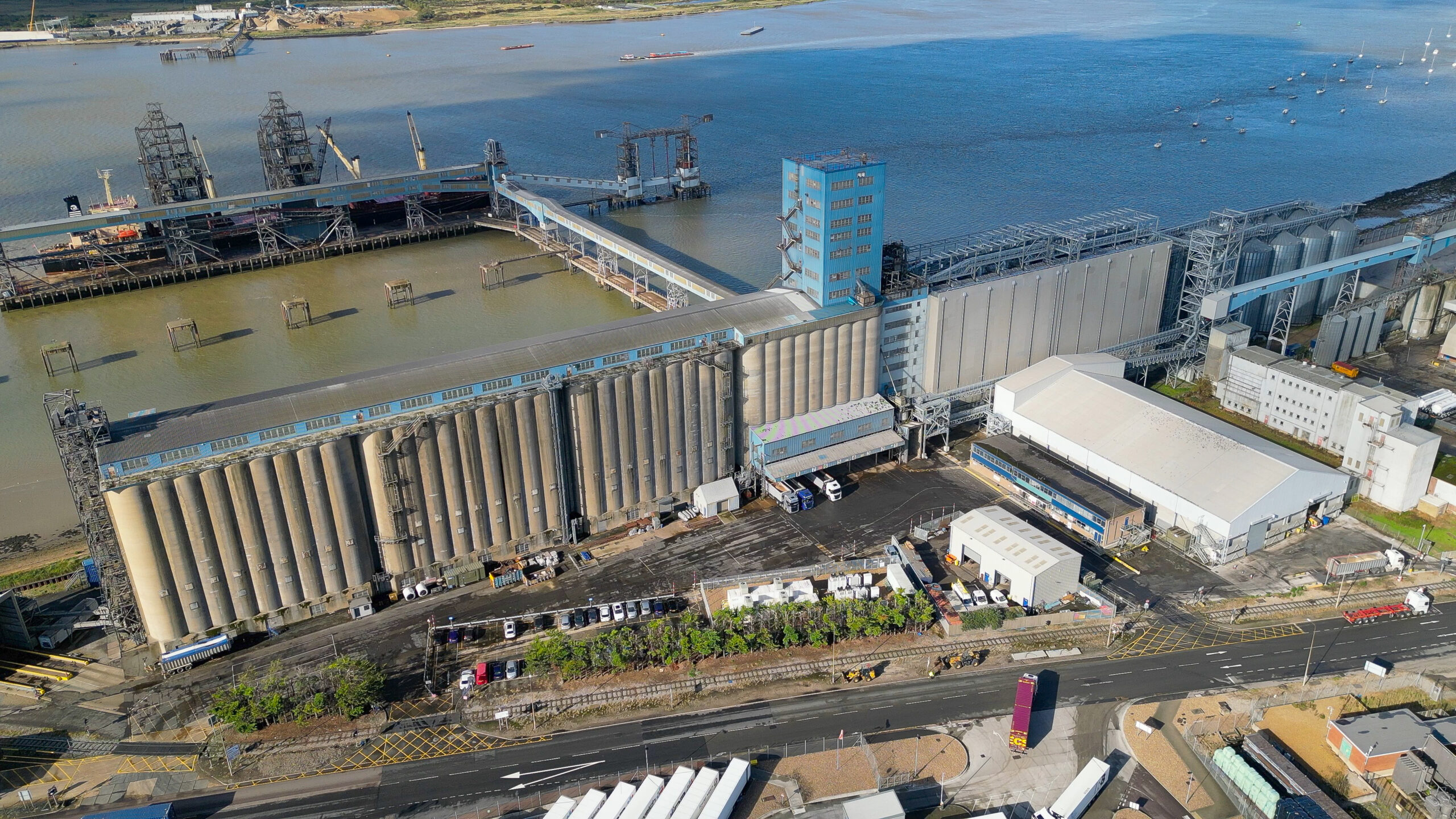 Tilbury Grain Terminal Returns To Full Operation - T H WHITE Projects